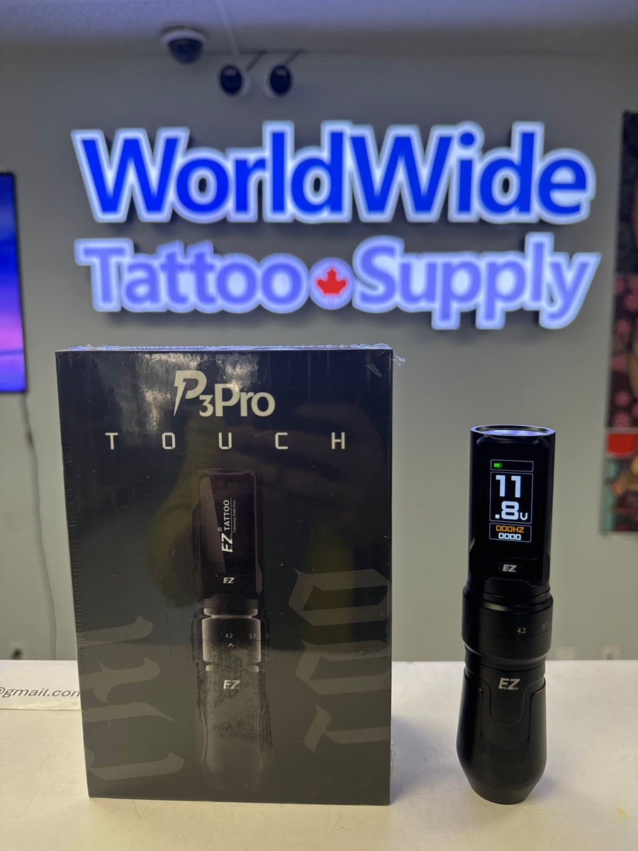EZ P3 Pro Touch Wireless Battery Tattoo Pen – worldwidetattoo.ca